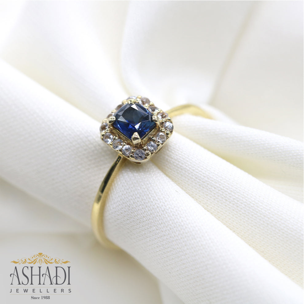Gem Embedded Ring – Ashadi jewellers